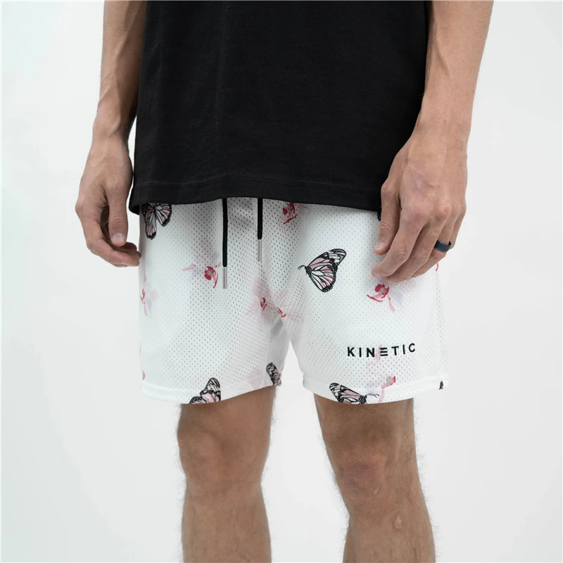 2022 New Summe Men Shorts KINETIC KINGS Basic Shorts Men Trend Gym Mesh ...