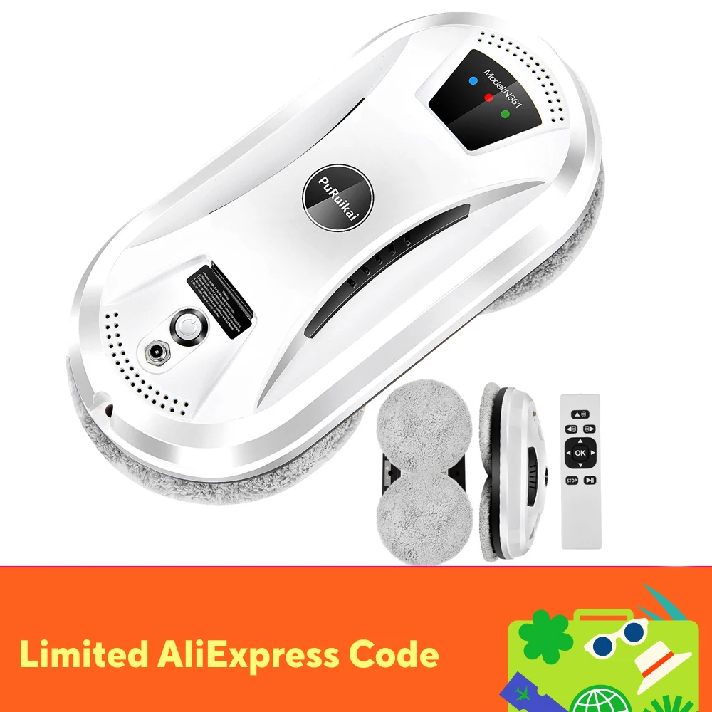 PuRuiKai-Home-Window-Cleaning-Robot-Smart-Window-Glass-Vacuum-Cleaner ...