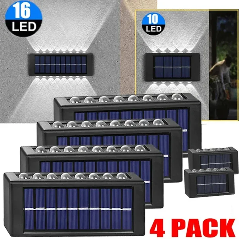 Solar-Wall-Lamp-Outdoor-Waterproof-Solar-Lights-Up-And-Down-Convex-lens ...