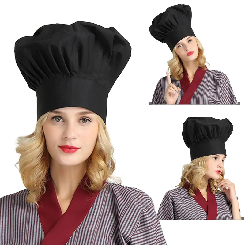 Chef-Hat-Restaurant-Kitchen-Cook-Hats-Hotel-Cafes-Waiter-Cap-Cooking ...