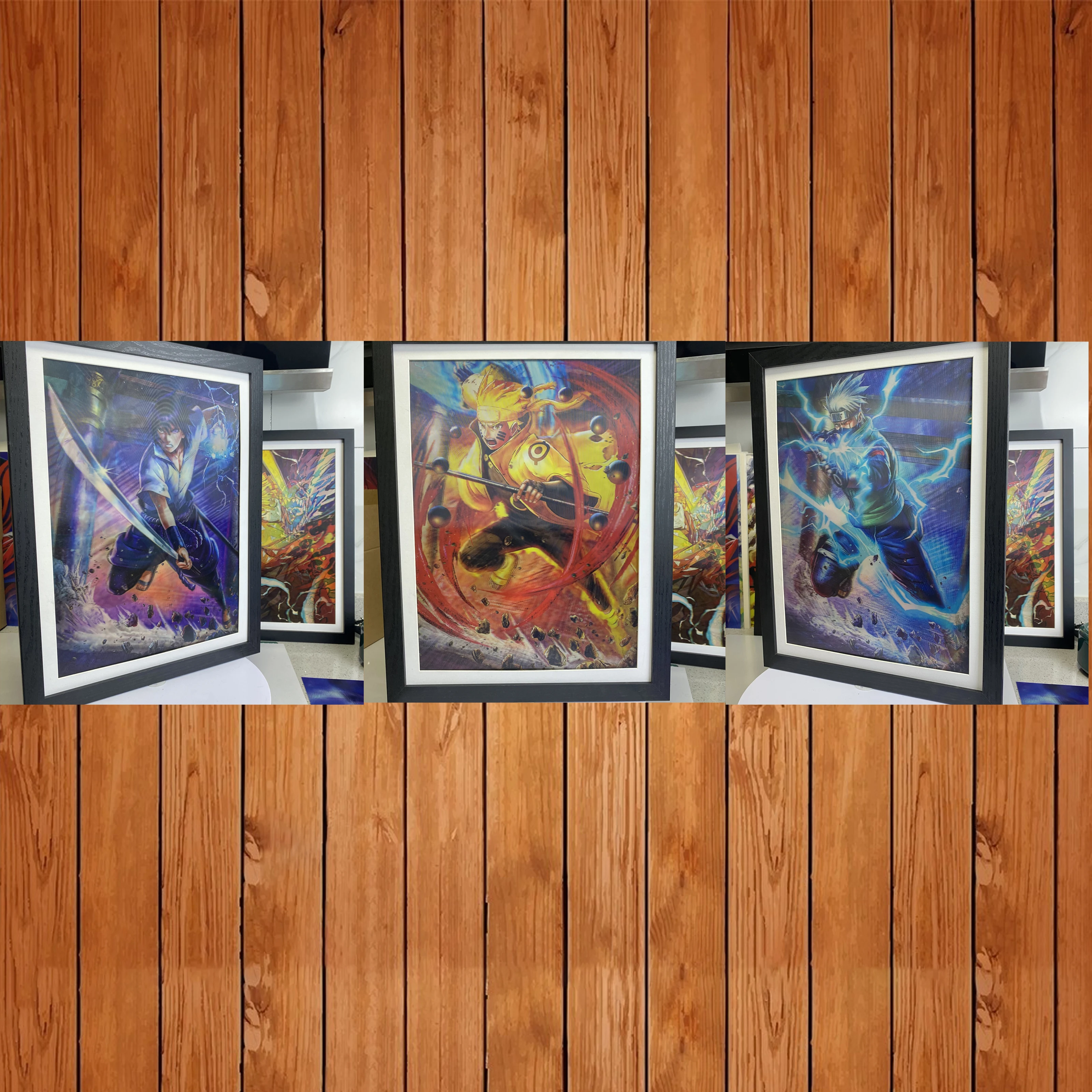 NARUTO-Anime-Painting-3D-Lenticular-NARUTO-Kakashi-Sasuke-Poster-Son ...