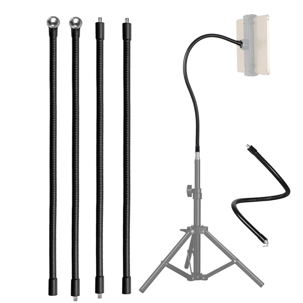 Flexible-Metal-Gooseneck-Tube-Monopod-Selfie-Stick-Stands-Mount-Holder ...