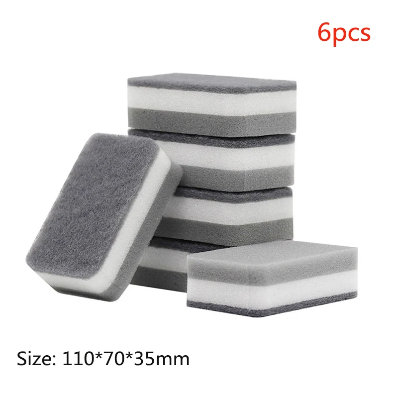 6Pcs-Sponge-Cleaning-Cloth-Household-Nano-Sponge-Three-Floors-Sponge ...