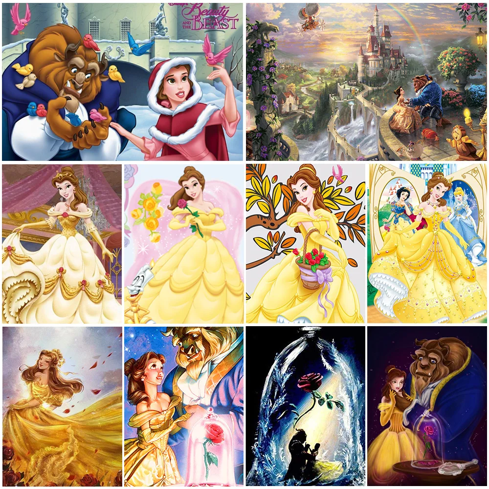 Disney Princess Oil Paintings