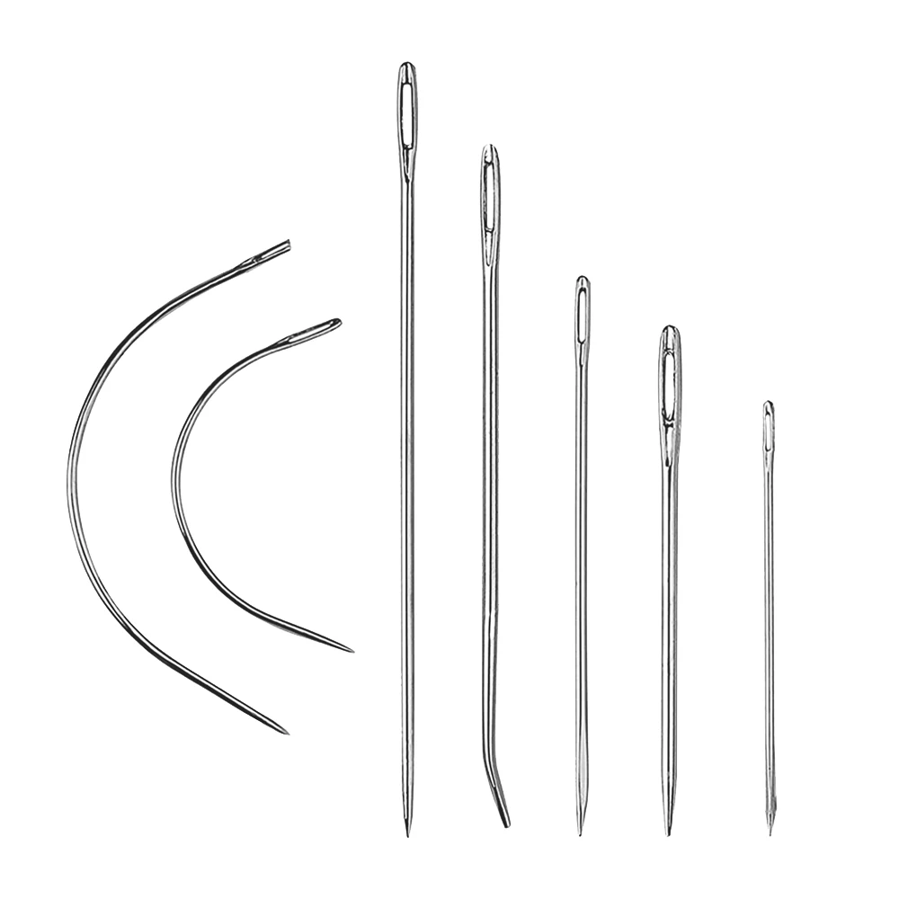 7-PCS-Pack-Heavy-Duty-Household-Hand-Sewing-Needles-Leather-Sewing ...