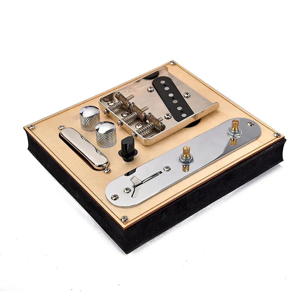 Telecaster Bridge Loaded Saddles Line Plate Set Guitar Pickups Kit ...