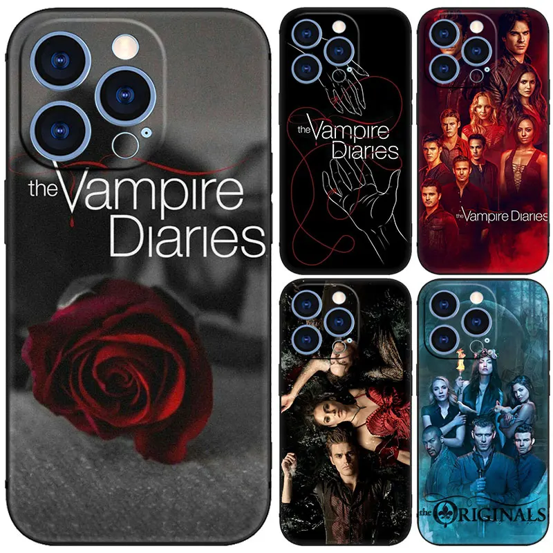 The-Vampire-Diaries-Black-Phone-Case-For-Apple-iPhone-15-14-13-12-Mini ...