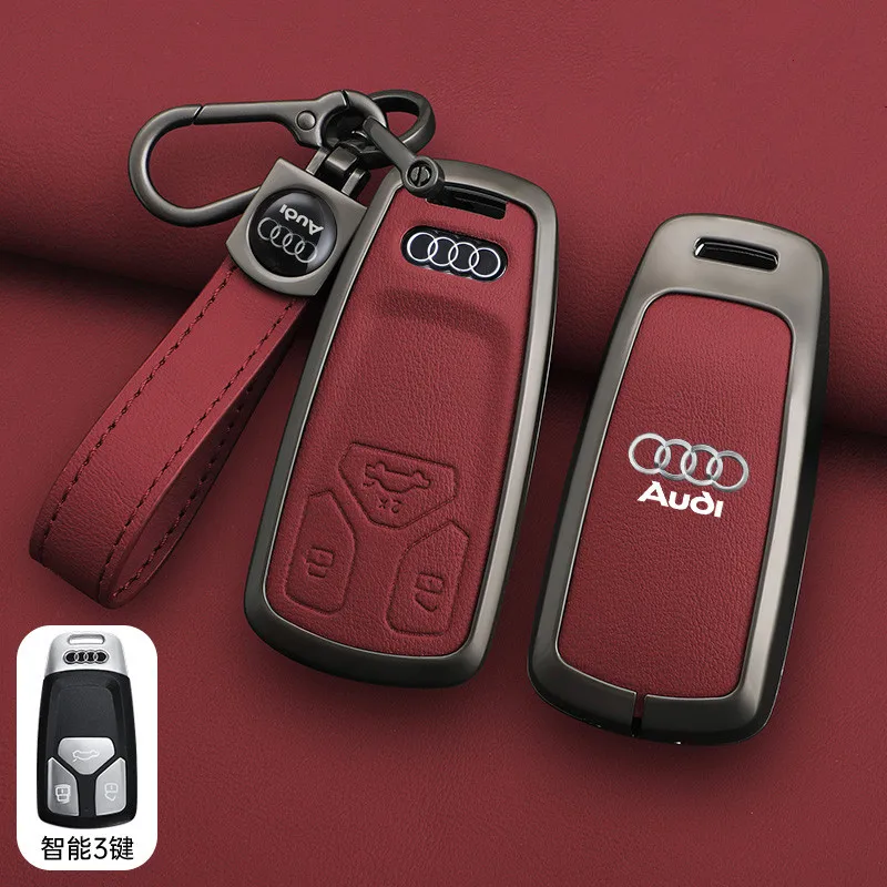 Zinc alloy Style Car Key Case Cover Shell Fob For Audi SLINE S2 S3 S4 ...
