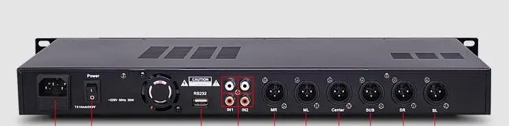 X5 Kara OK.KTV digital preamplifier effector professional audio processor Equalizer mixer anti ...