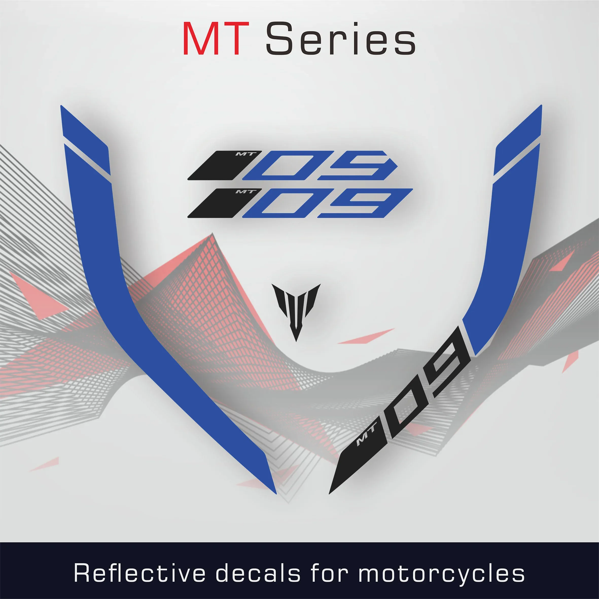 For MT09 MT-09 FZ09 FZ-09 Curve Fuel Tank Stickers Custom MT-09 Curve ...