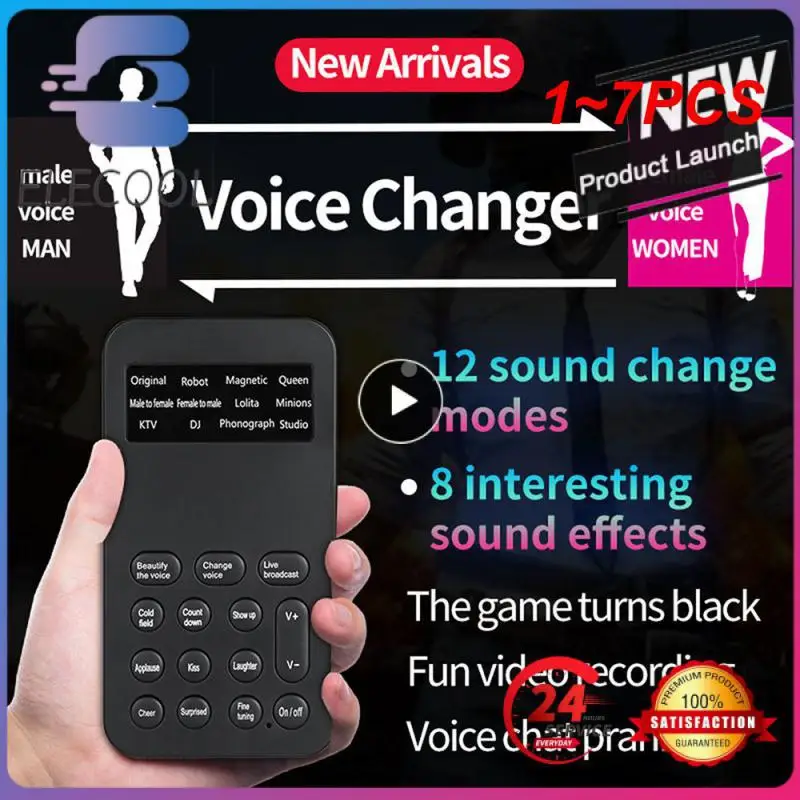 1-7PCS-New-Voice-Changer-Mini-Portable-8-Voice-Changing-Modulator-with ...