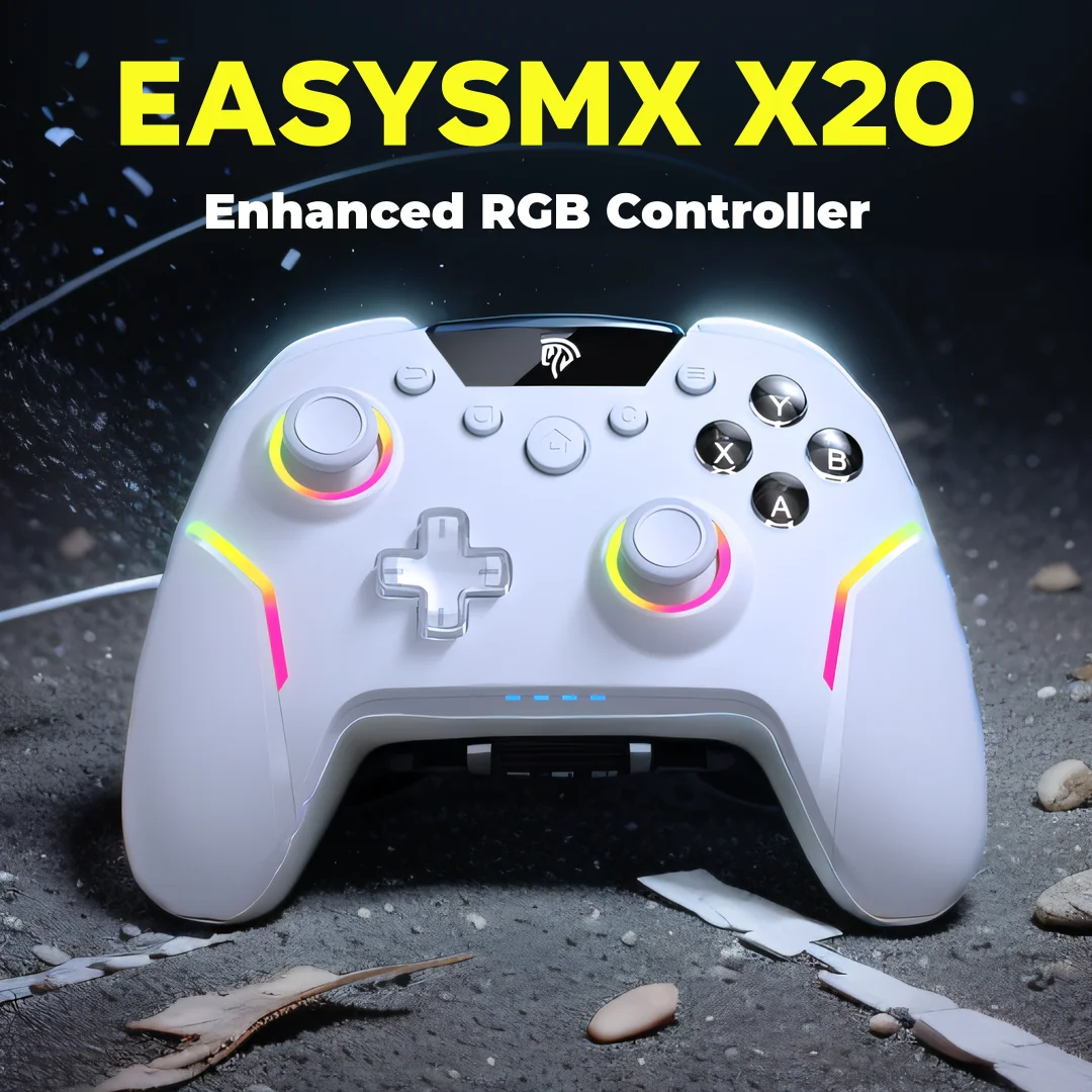 EasySMX-X20-Wireless-RGB-Gamepad-Mechanical-Gaming-Controller ...