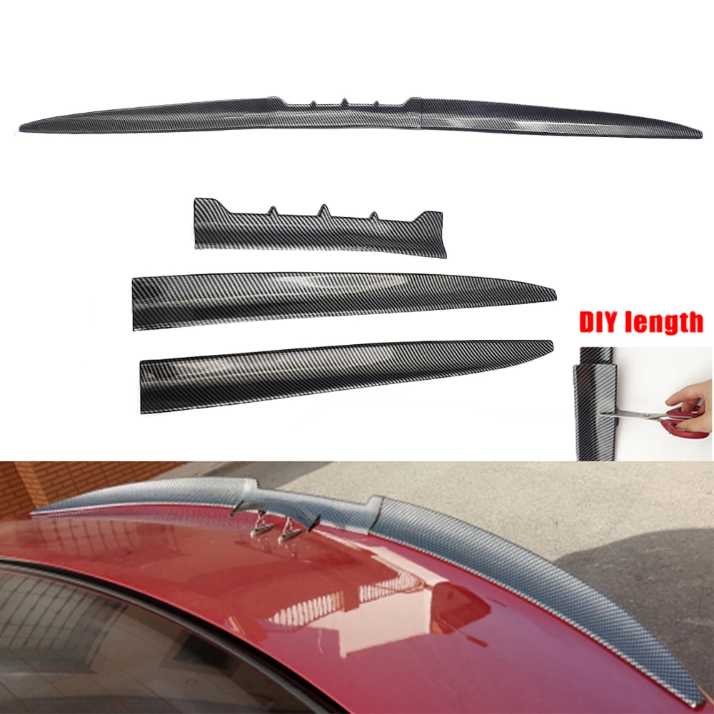 Universal Spoiler Tail Spoiler Trunk Wing Diy Refit Spoiler Poiler Wing ...