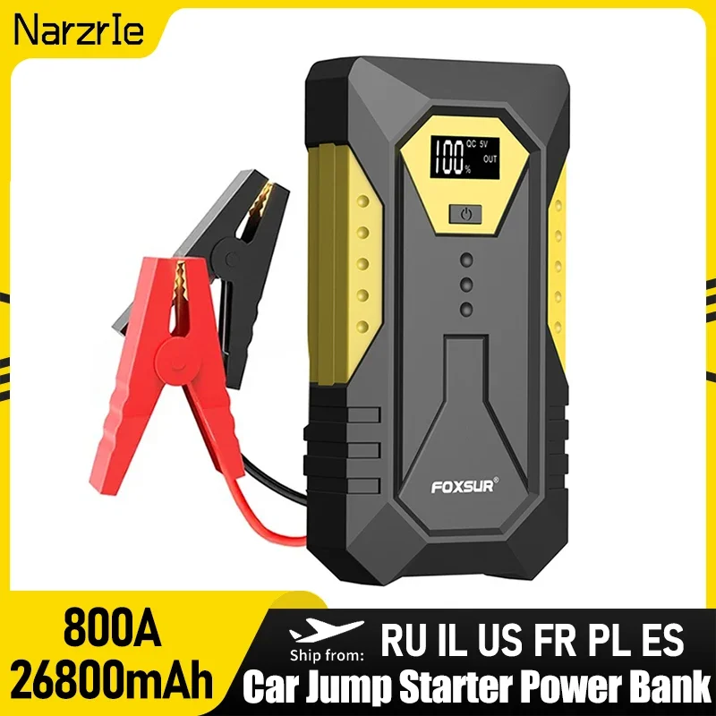 26800mAh-12V-Car-Jump-Starter-Power-Bank-800A-Portable-Emergency-Starter-Auto-Car-Battery ...