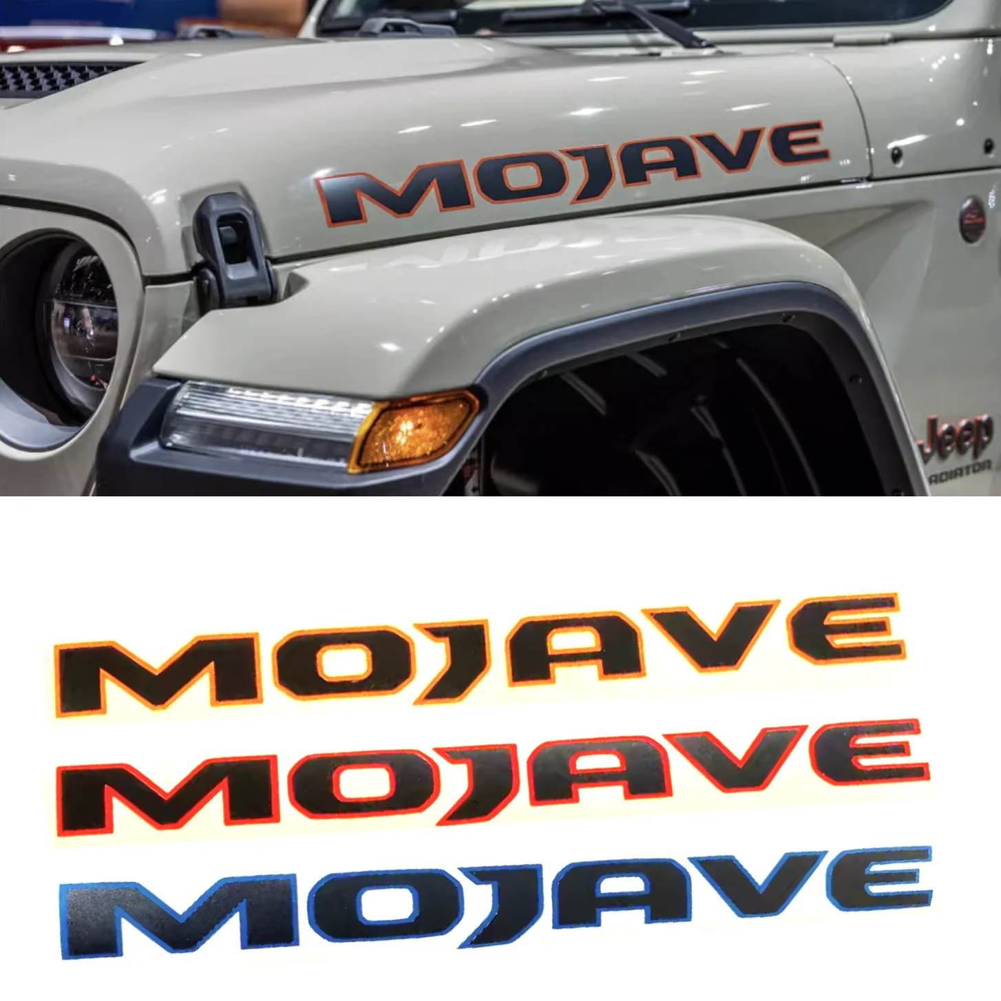 Reflective Matt Mojave Sticker Hood Graphic Vinyl Blackout Decal for ...