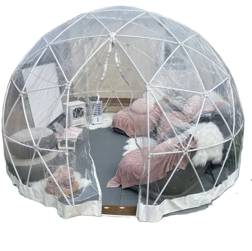 Geometric-3-6m-Dome-Tent-Winter-Waterproof-Clear-Igloo-for-Outdoor ...