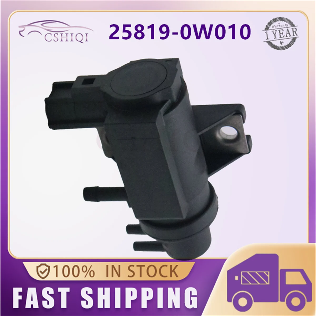 25819-0W010 258190W010 Turbo Boost Pressure Solenoid Valve For Lexus ...