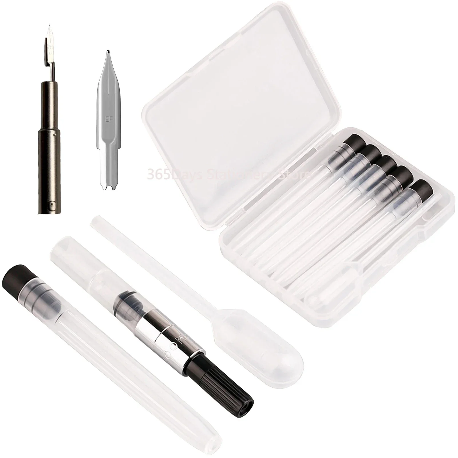 Majohn A1/A2 Press Fountain Pen Nib Ink Refill Cartridges 5.5mm Caliber ...