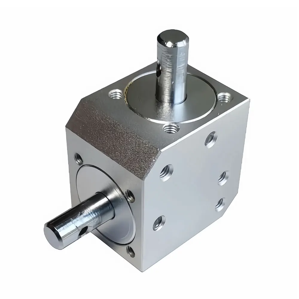 Right angle conical bevel gearbox right angle commutator device speed ...