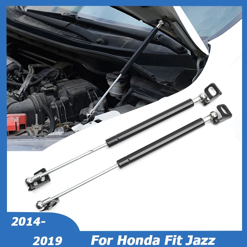 For-Honda-Fit-Jazz-Front-Bonnet-Hood-Lift-Support-Rod-Gas-Strut-Spring ...