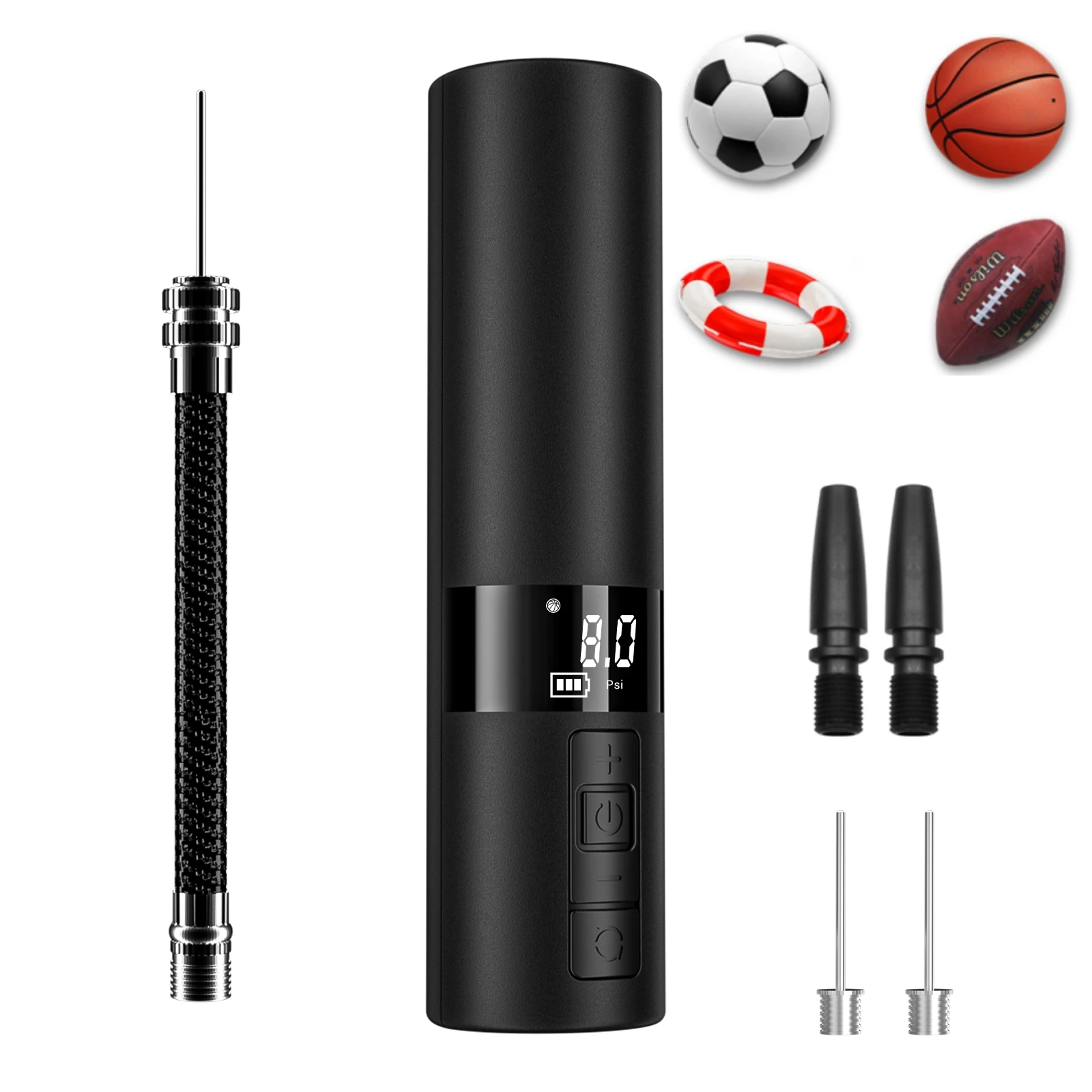 Bomba-de-aire-el-ctrica-r-pida-para-pelotas-deportivas-inflador-de-bal ...