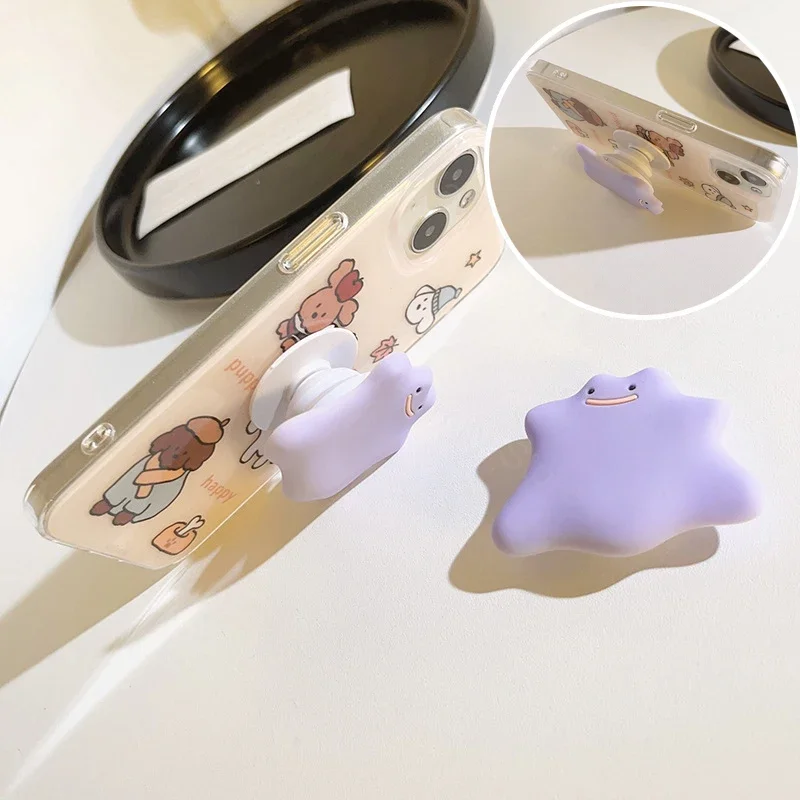 Pokemon-Ditto-Cellphone-Holder-Anime-Stand-Finger-Ring-Mobile-Support ...