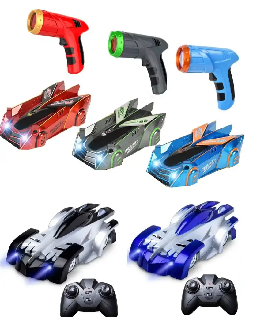 2-4G-RC-CAR-Wall-Climbing-Car-Remote-Control-Toys-Climb-Wall-Ceiling ...