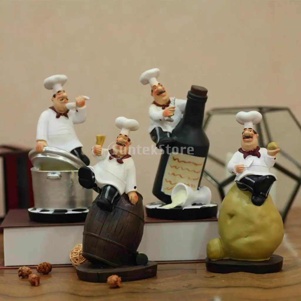 3D-Resin-Home-Decoration-for-Gourmet-Kitchen-Decorations-Resin-Chef ...