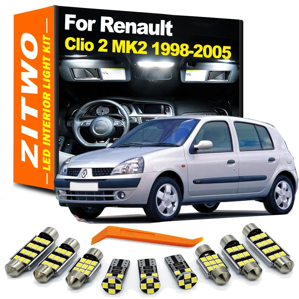 ZITWO 8Pcs Vehicle Lamp For Renault Clio 2 II MK2 1998-2002 2003 2004 ...