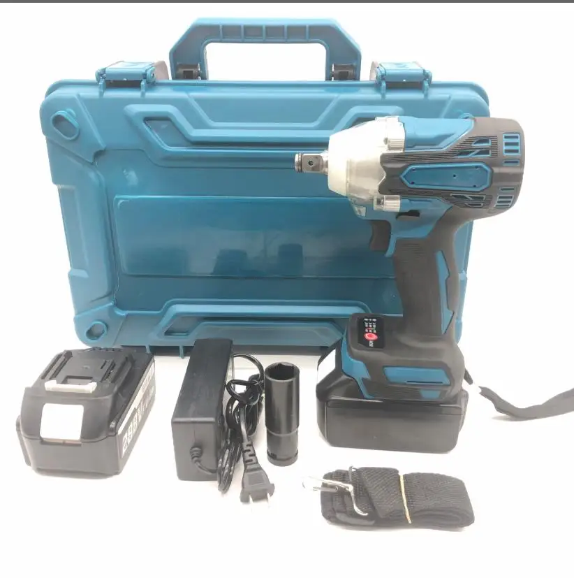 High-Torque-Industrial-Lithium-Ion-Wireless-Impact-Wrench-Rechargeable ...