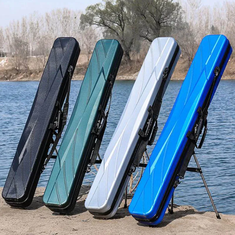 130Cm-Hard-Shell-Fishing-Rod-Bag-large-capacity-Fishing-Gear-Bag-ABS ...