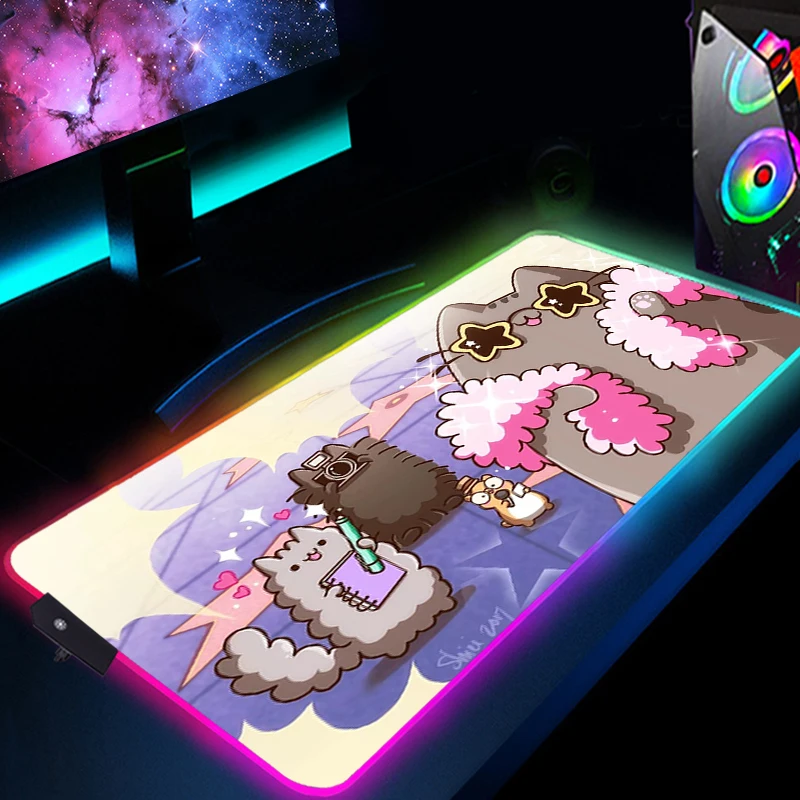 Pusheen Gamer Mouse Pad | Pusheen Gamer Mousepad | Mouse Pad Xxl ...
