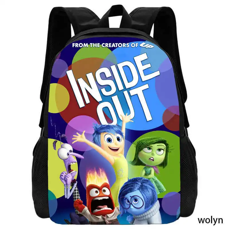 Nueva mochila de dibujos animados de Disney Inside Out 2, bolso de ...
