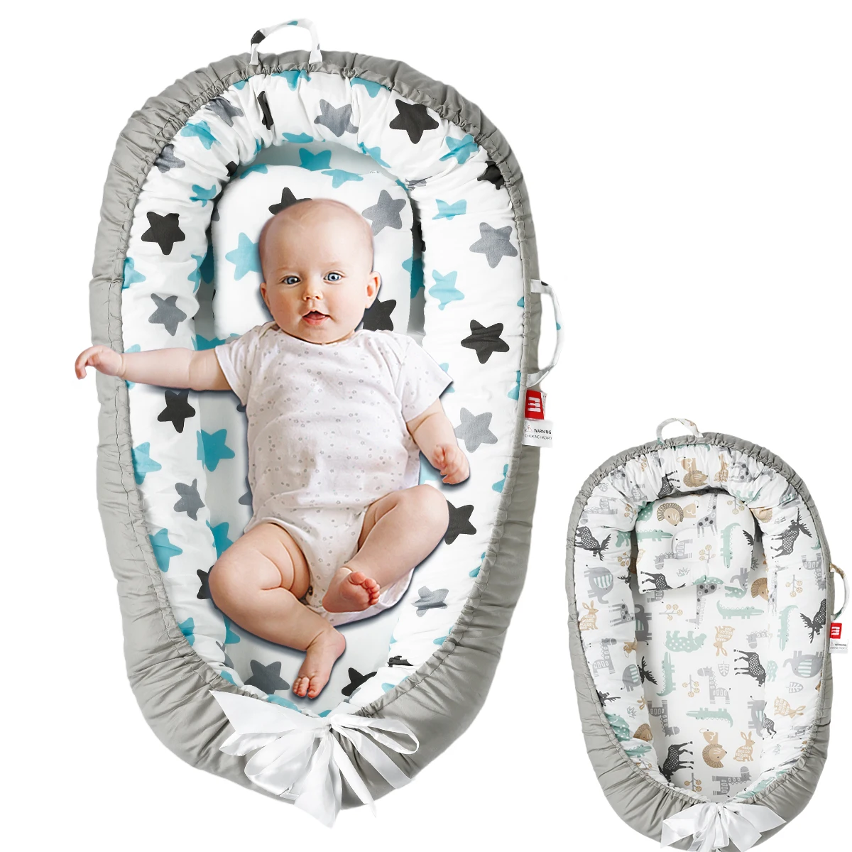 Newborn-nest-Soft-and-breathable-baby-bed-Removable-crib-Portable ...