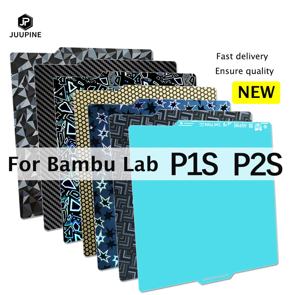 Bambulab P1S Build Plate Smooth Honeycomb Pei Textured P2S Upgrade ...