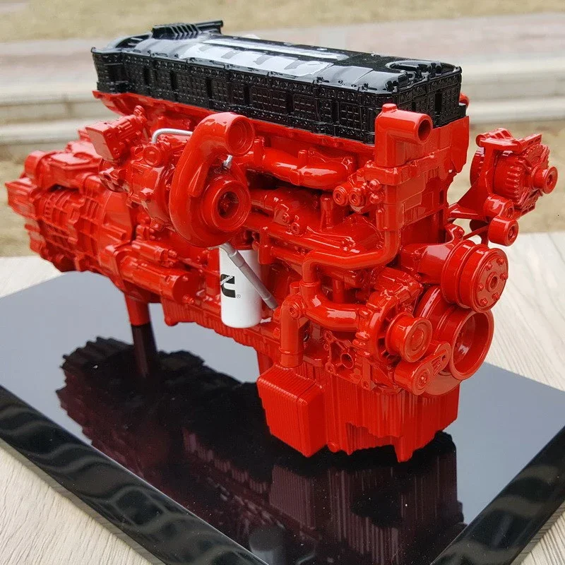 1-10-Scale-Diecast-Alloy-Cummins-M15-Engine-Transmission-Assembly-Toys ...