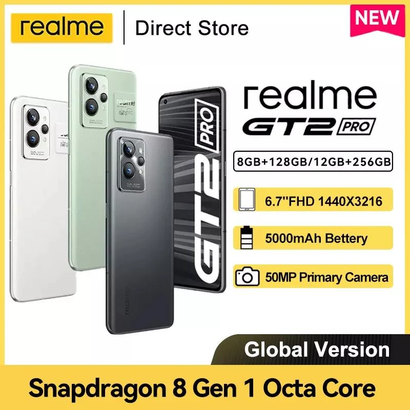 Global Version Realme Gt2 Pro 5g Smartphone Snapdragon 8 Gen 1 Sony ...