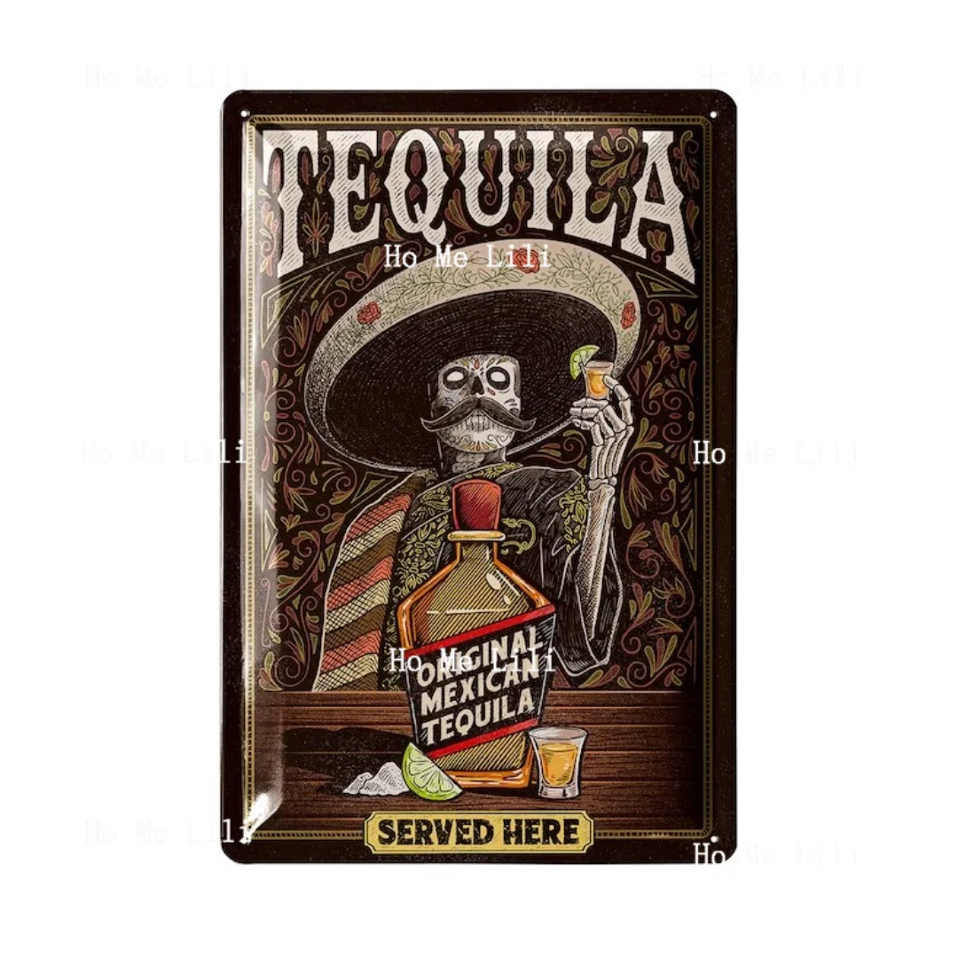 Bar-Wall-Decor-Logo-Tequila-Served-Here-Metal-Plaque-Vintage-Metal ...