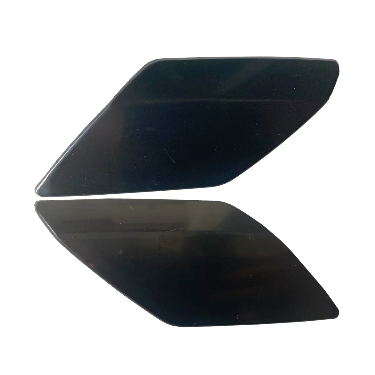 1/2PCS New Primed Bumper Headlight Washer Spray Nozzle Jet Cover Cap ...