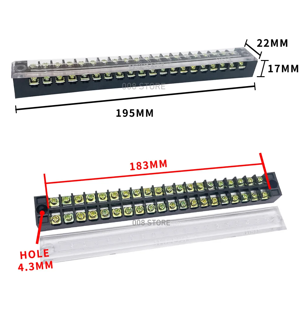 1PCS-TB-1520-TB-1520L-600V-15A-20P-Fixed-Terminal-Terminal-Connector ...