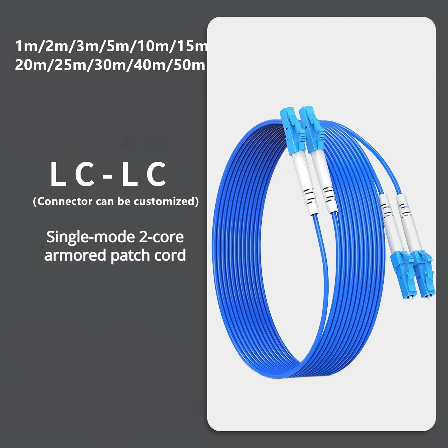 Single-Mode Armored Fiber Optic Patch Cord,Single-Core Dual-Core,FC/SC ...