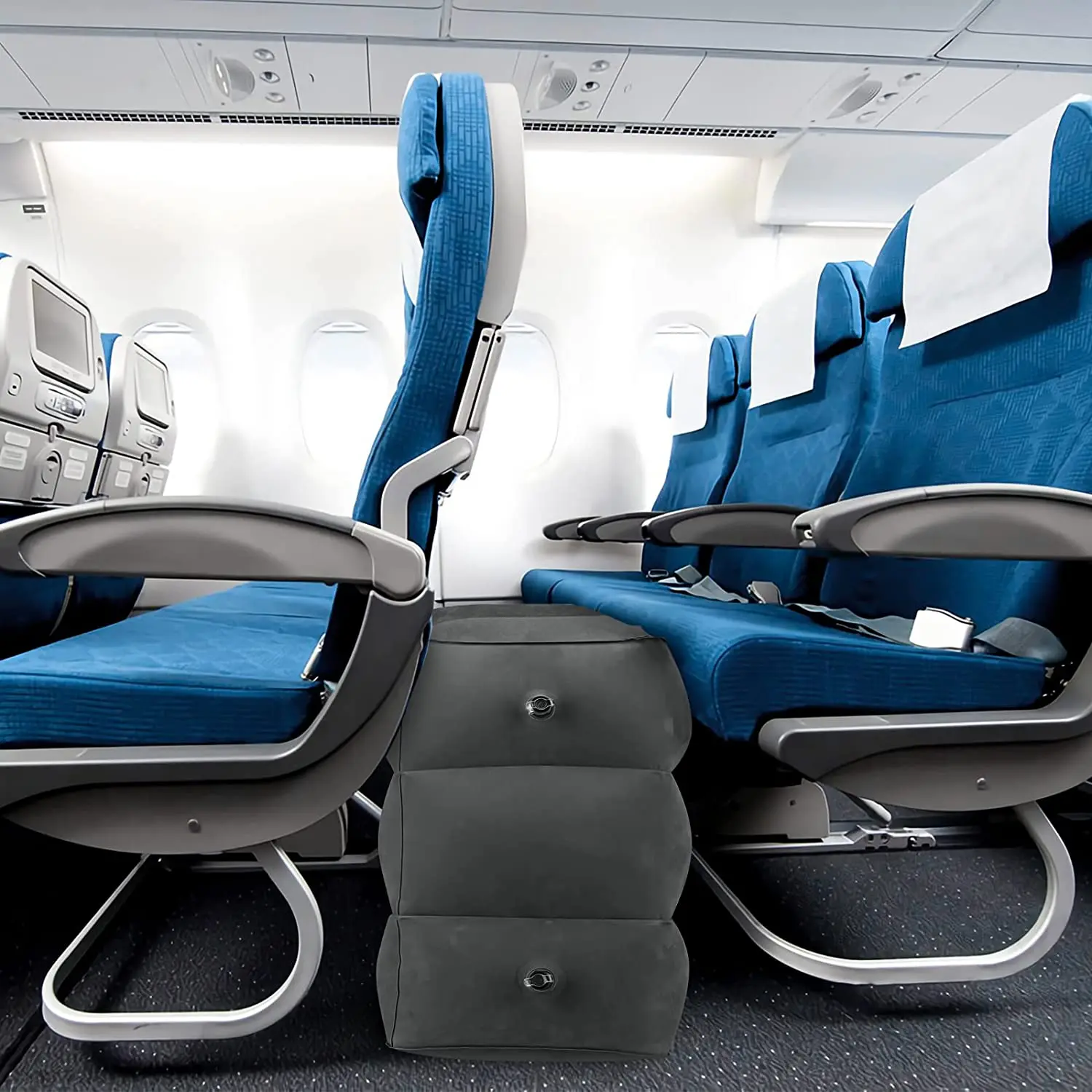 Airplane-Foot-Rest-Travel-Foot-Rest-Pillow-Inflatable-Travel-Foot-Rest ...