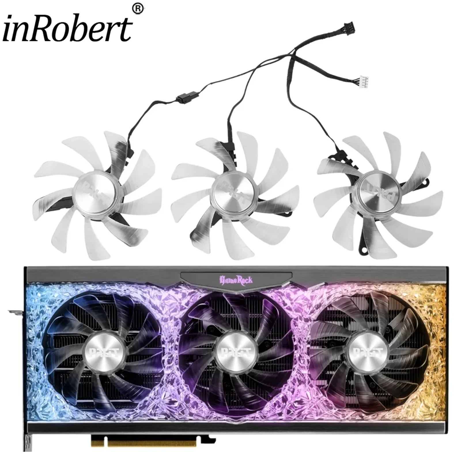 90MM-TH9215B2H-4-Pin-Cooling-Fan-Replacement-For-Palit-RTX-3090-3080 ...