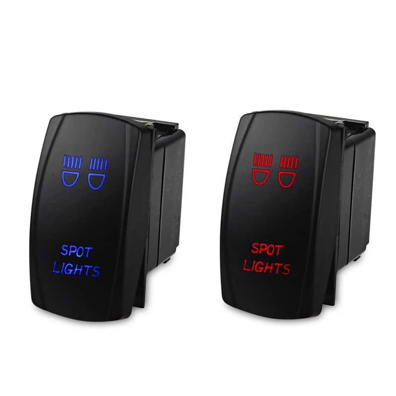 Car-Marine-Spotlight-Switch-Waterproof-12V-24V-5-Pins-Rocker-Toggle ...