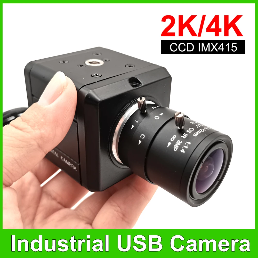 C-mera-de-V-deo-Industrial-para-PC-com-Lente-Zoom-Varifocal-Webcam-HD ...