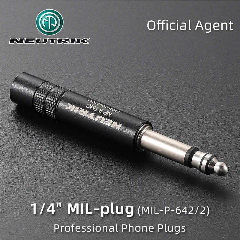 Neutrik-NP3TMC-B-1-4-MIL-plug-Professional-Phone-Plugs-MIL-Standard-MIL ...