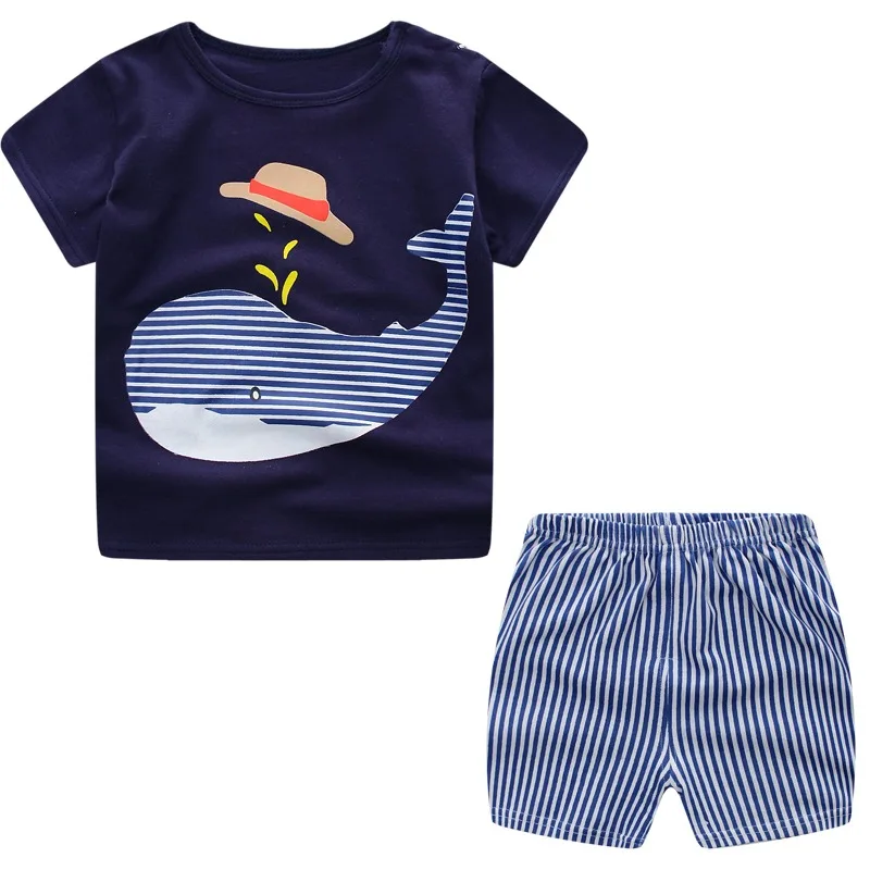 2024-Summer-Boys-Girls-Clothes-Set-T-shirt-pants-2pcs-Children-s ...
