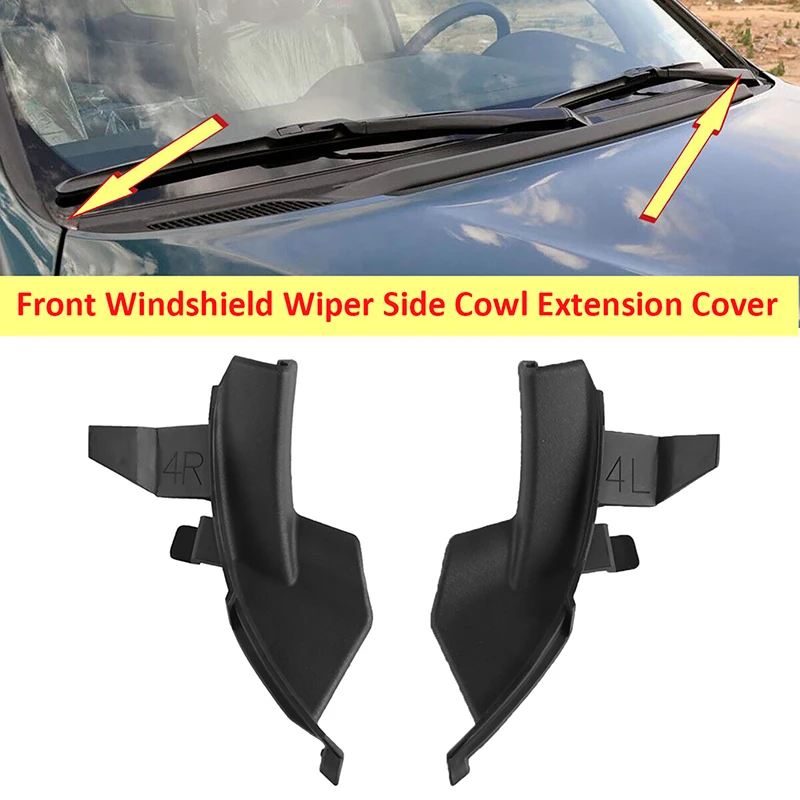 2x-Front-Windshield-Wrap-Corner-Wiper-Side-Cowl-Trim-Cover-Lid ...