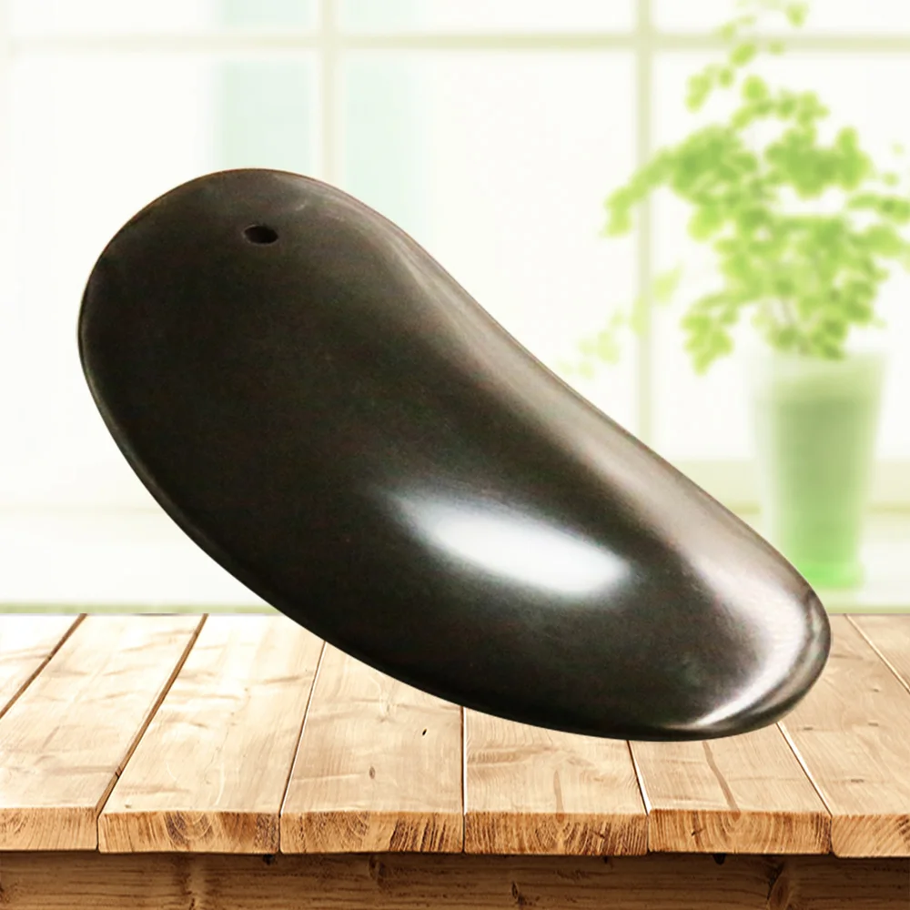 5a Grade Original Si Bin Brown Color Reniform Bian Stone Massage Guasha ...