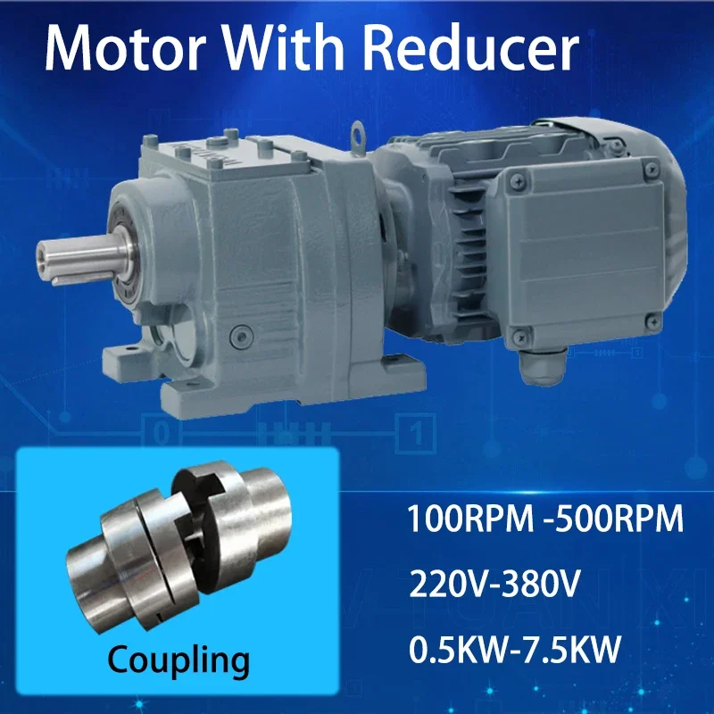 5kw-3-Phase-Asynchronous-Electric-Motor-With-Reducer-220V-380V-Voltage ...